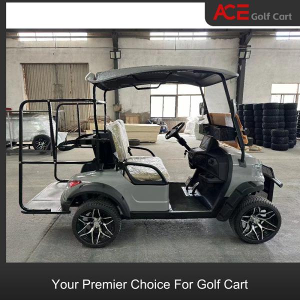 Quality 48V 150AH Battery Four Wheel Golf Cart Steel Frame With 5kw AC Motors for sale