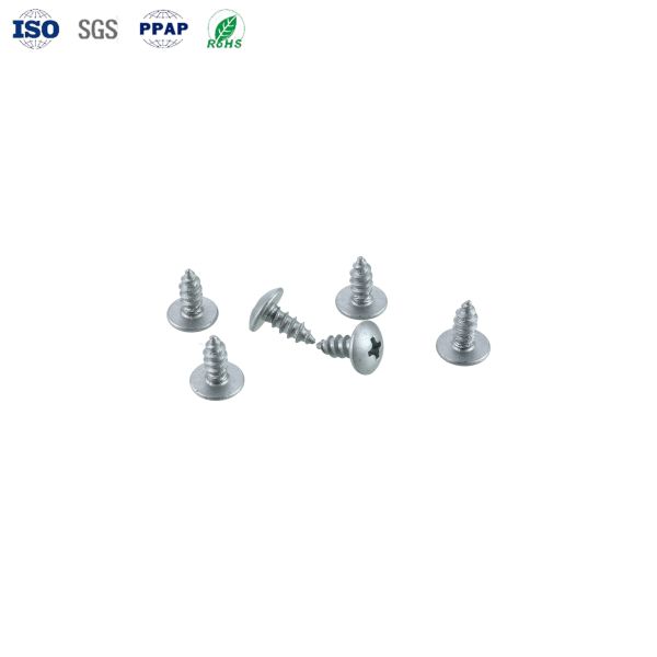 Quality Customized Dacromet Coated Phillips Pan Head Self-Tapping Screws with Point Tail for sale