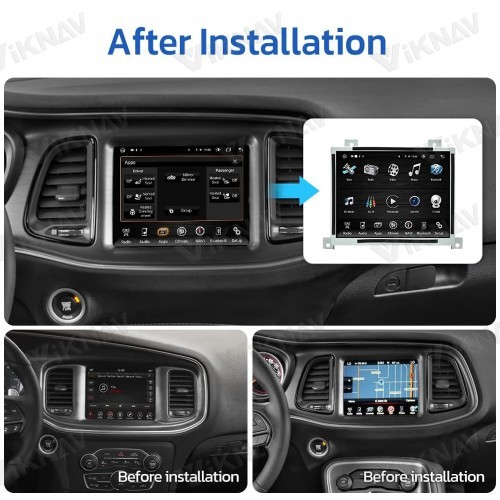 Quality VIKNAV 8.4 Inch Android for Dodge Android Radio Upgraded Charger Challenger 2015 for sale