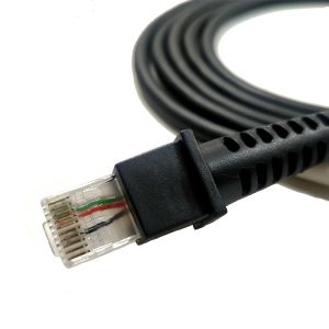 Quality Flexible Barcode Scanner Cables 7ft Ps2 Kwb Keyboard Wedge To Usb for sale