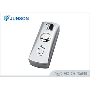 Quality Zinc Alloy Small Door Exit Button With Back Box , No / Com Contact for sale