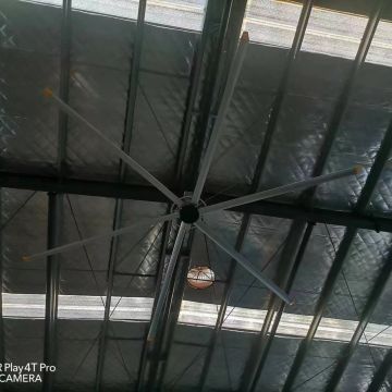 Quality DX-7.3G 24FT Industrial HVLS Ceiling Fan 1.5KW Power Consumption and Higher for sale