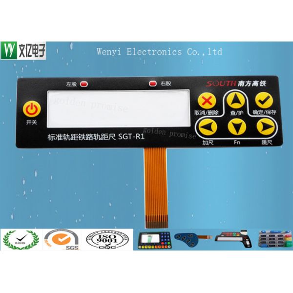 Quality Embossing FPC Membrane Switch Keypad / SMT Led Membrane Push Button Switch for sale