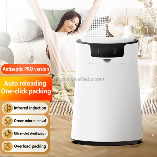 Quality Eco Friendly Automatic Sensor Kitchen Bin Plastic Home Trash Bin 12L for sale