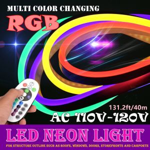 Quality Flexible Waterproof RGB LED Neon Flex Strip 50 Meter Roll 60 LEDs per Meter for sale