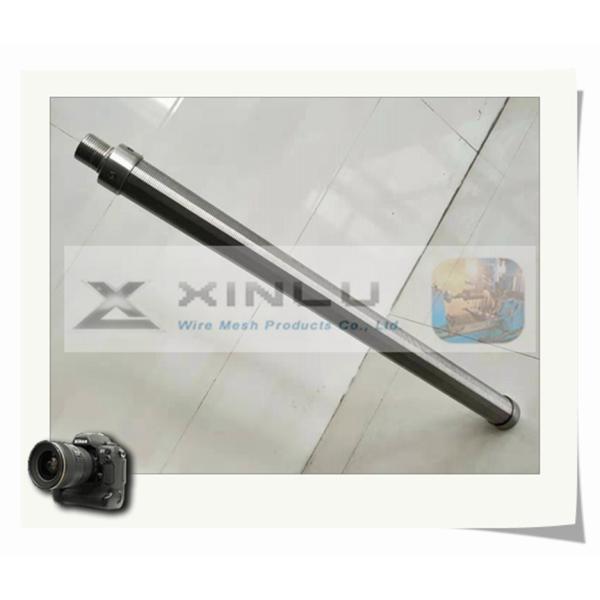 Quality 60mm Diameter V Wire Screen Pipe SS 316L Wedge Wire Screen Tube for sale
