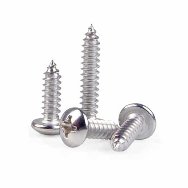 Quality Stainless Steel Right Hand Self Tapping Screws Zinc Plated Finish for sale