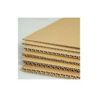 Quality 200gsm Brown Corrugated Cardboard Sheet Flat Cardboard Sheets ODM for sale