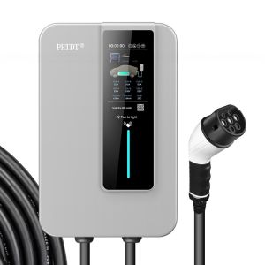 Quality PRTDT Wallbox Level 2 vehicle fast ev charger solar ev charger charging station for sale