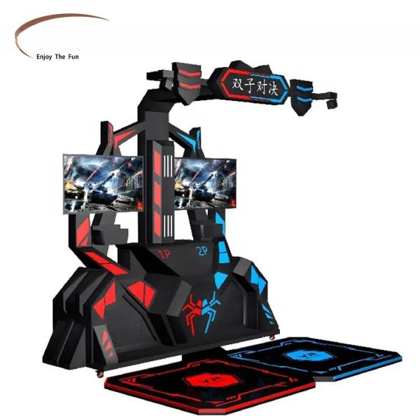 Quality 360 Vision VR Arcade Shooter 9D VR Game Machine Double Players Low Maintenance for sale