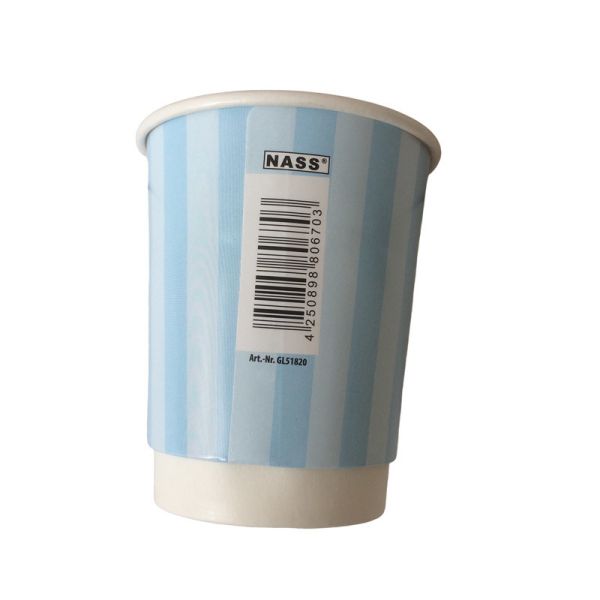 Quality Water Based 8oz Double Wall Cups Disposable Compostable Paper Cup Lightweight for sale