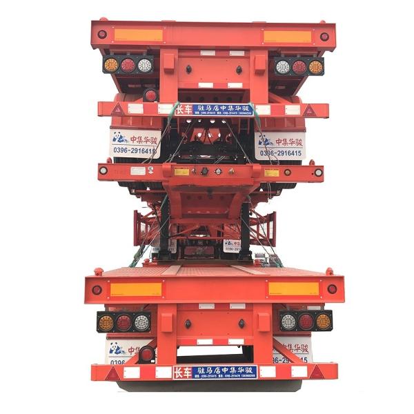 Quality 40T Max Payload Air Suspension Extendable Slider Skeleton Container Chassis Semi for sale