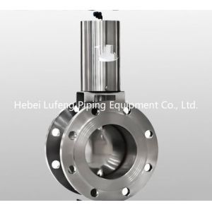 Quality SS304 and SS316L stainless steel sanitary wafer type pneumatic flange butterfly for sale