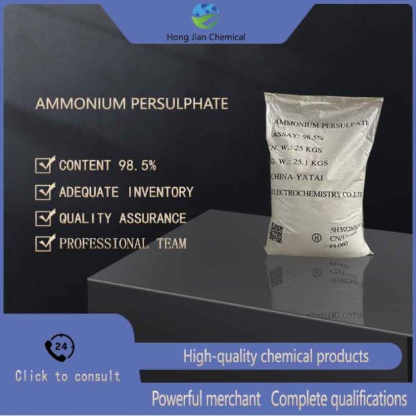 Quality Ammonium Persulfate APS 99% Purity Polymerization Initiator Textile Bleaching Agent Water Treatment Oxidizer for sale