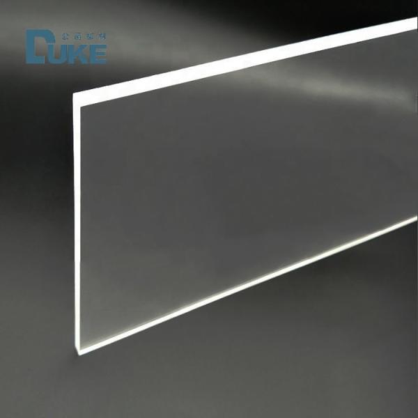 Quality Uniform Light Transmittance Nano LGP Edge Lit Smooth Surface Clear Acrylic Light Guide Plate for sale