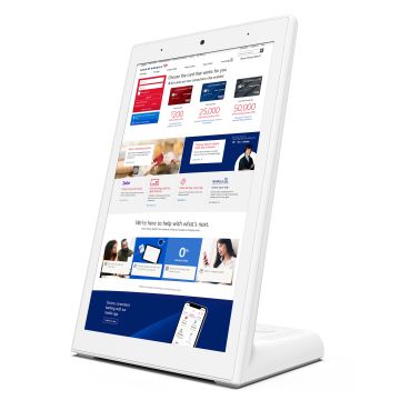 Quality Bank use 8 Inch Desktop Vertical Digital Signage Android 8.1 Quad Core for sale