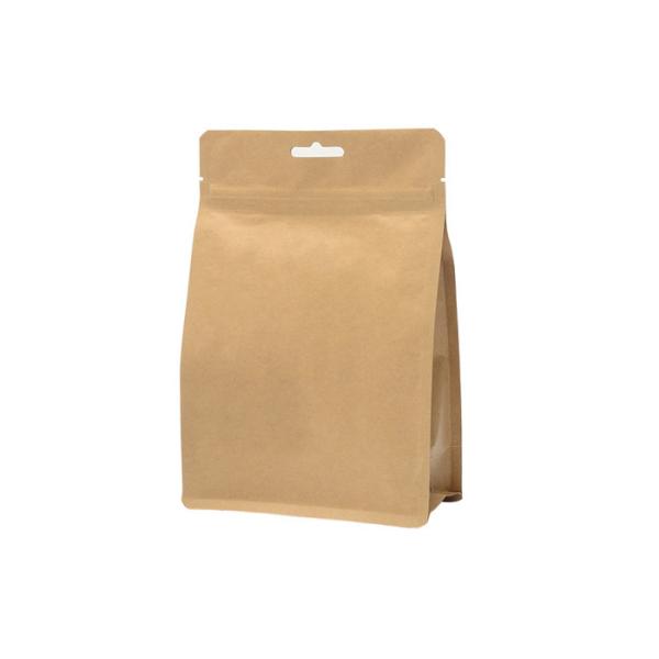 Quality Kraft Plastic Aluminum Foil Material And Snack Flat Bottom Aluminum Foil Bag for sale
