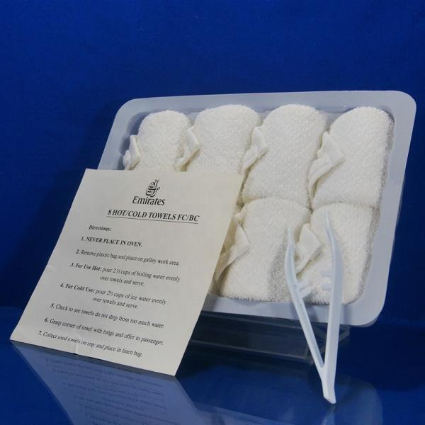 Quality Disposable Airline Jacquard Face Towel for sale
