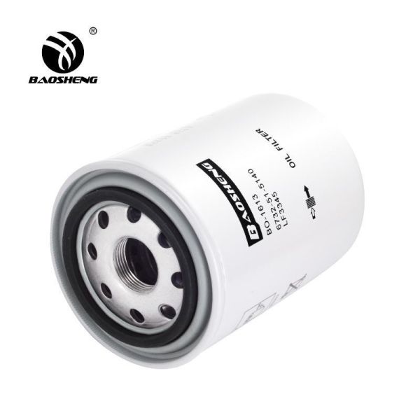 Quality High Temperature Resistant Large Capacity Excavator Oil Filter For LIUGONG 135mm Height Engine Protection for sale