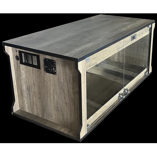 Quality Easy Assembly Wooden Reptile Enclosure With Temperature Controller for sale