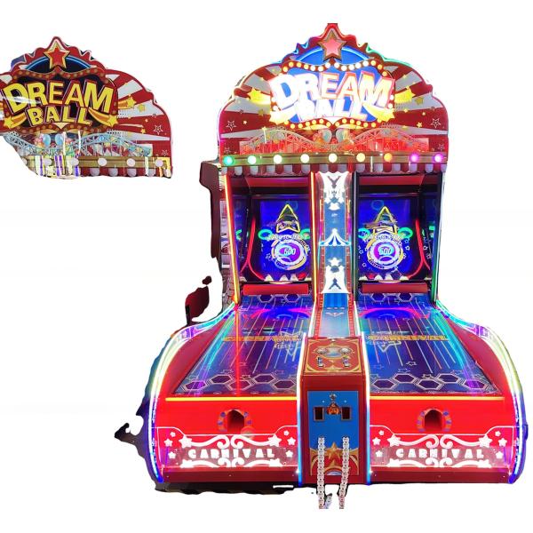 Quality Dreamland original dream crazy rolling ball arcade machine coin operated double players ticket games machine for sale for sale