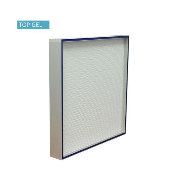 Quality Extruded Aluminum Frame H14 HEPA Filter Top Side Gel Seal For GMP Clean Room for sale