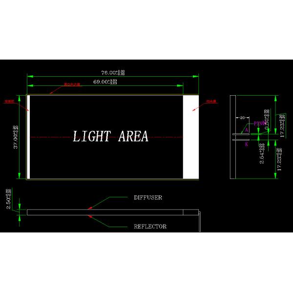 Quality Air Purifier BTN Lcd Seven Segment Display PIN Connector for sale