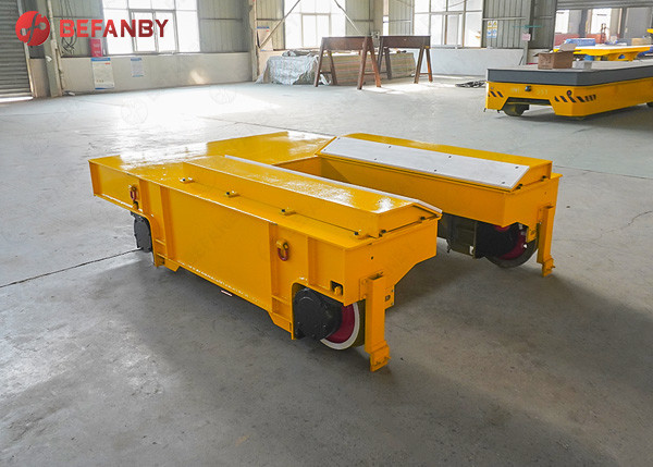 Quality Handle Operation Low Voltage Rail Transport Cart For Industrial Field for sale