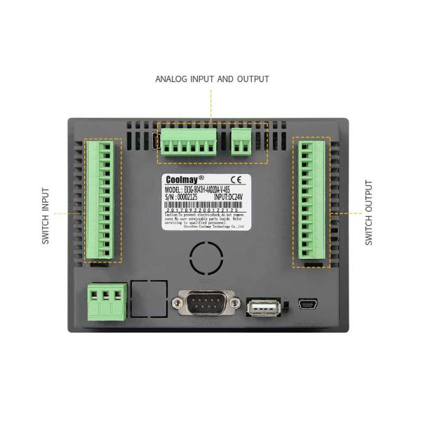 Quality 4.3 Inch Programmable HMI PLC Control Panel linear arc interpolation for sale