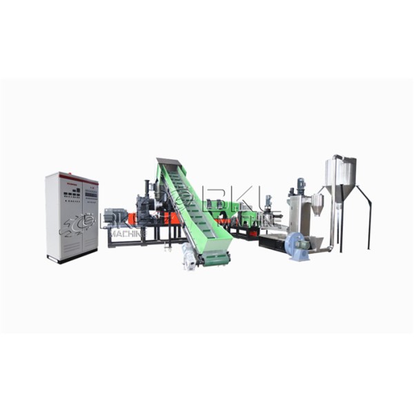 Quality 250kg H Plastic Granulating Line PP Raffia Woven Bag Recycling Machine for sale
