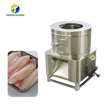 Tengsheng Rotated Shaving Fish Skin Cleaning Machine , Trout Fish Skin Peeling