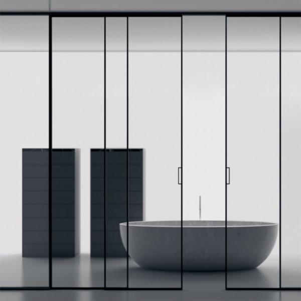 Quality Customizable Modern Glass Partition Walls 5 - 12mm Thickness Environmentally for sale
