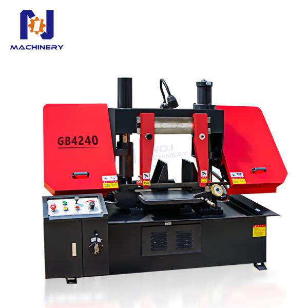 Quality GB4240 Metal Band Sawing Machine Horizontal Type Double Column Band Saw Machine for sale