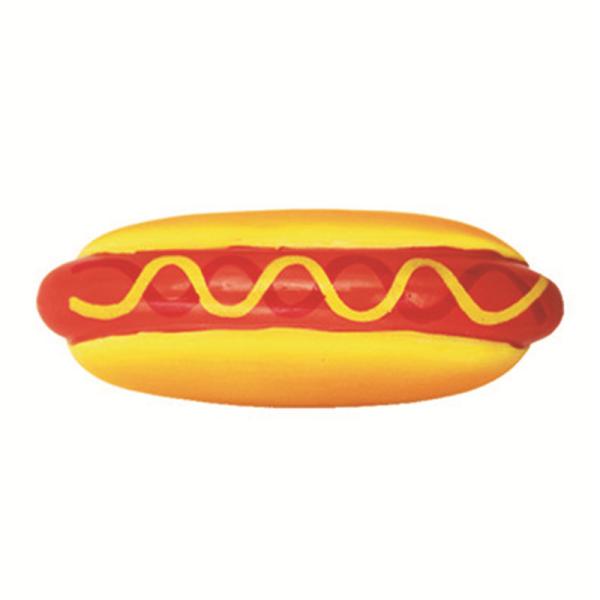 Quality 7cm Hamburger Fries Fluffy Squeaky Toy Ball Eco Friendly for sale