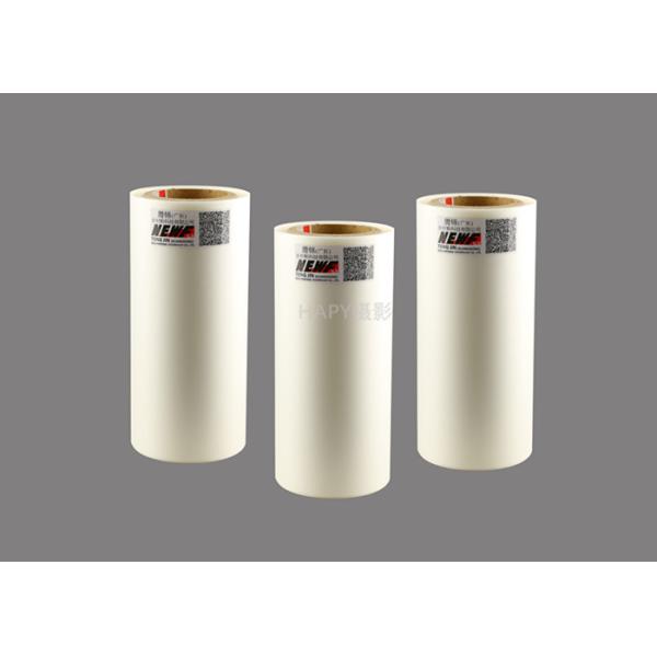 Quality 350mm 20mic Transparent Soft Touch Heat Laminating Protective Film Roll for sale