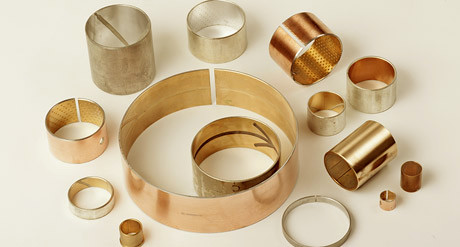 Quality SAE 1010 Bimetallic Slotted Self Lubricated Bearings for sale