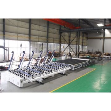 Quality Auto CNC Glass Cutting Machine Line With Glass Loading Table Cutting Table And for sale