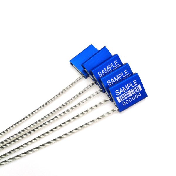 Quality Yellow US-CC251 Security 2.5 mm Wire Numbered Aluminium Alloy Container Cable for sale