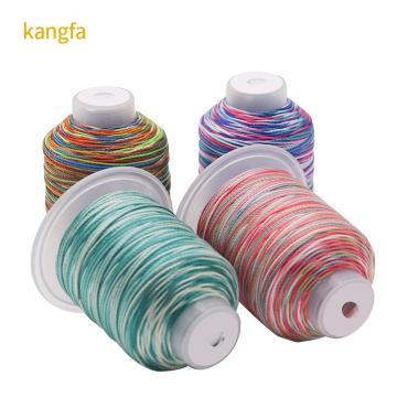 Quality High Temperature Resistant 100G Weight 15ply Rainbow Weaving Crafts Polyester for sale