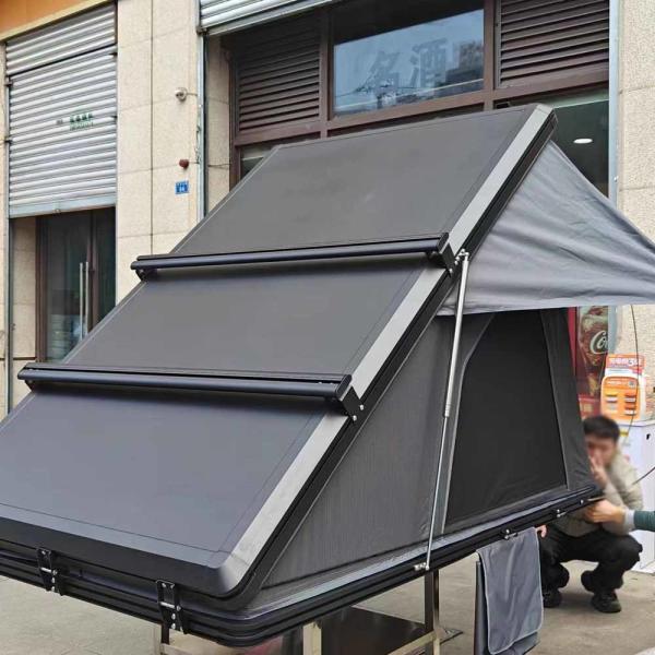 Quality Custom Aluminum Hard Sided Rooftop Camper Suitable For 2-3 People for sale