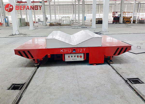 Quality 35 Ton Capacity Coil Shifting Motorized Trolley for sale