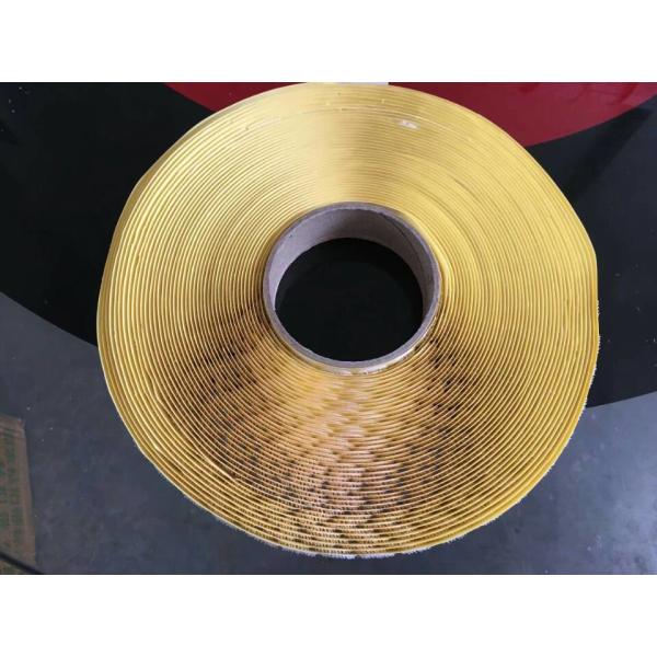 Quality 22MM diameter 100% polyester hook and loop self adhesive dots coins with yellow for sale