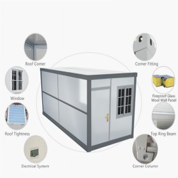 Quality Folding Container Office for Luxury Prefabricated Houses and Modular Mobile for sale