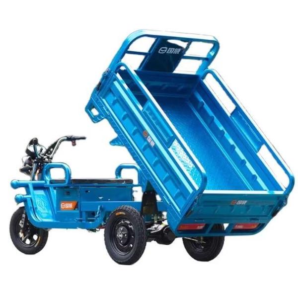 Quality Blue High Load Agricultural Electric Cargo Tricycle Express Electric Tricycle for sale