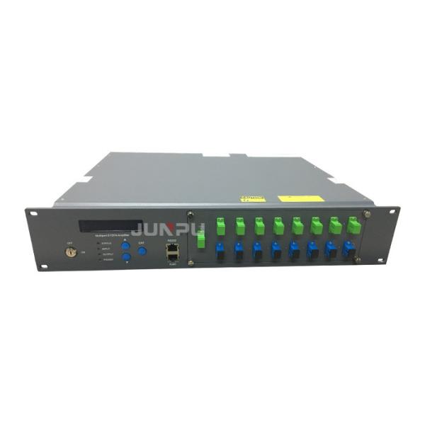 Quality Network FTTH Wdm Edfa Combiner , 8 Ports Catv Amplifier 19dbm With SNMP for sale