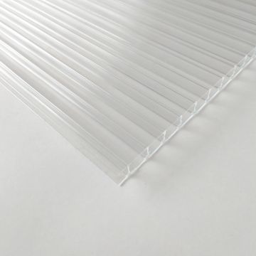 Quality Colored Hollow Cellular Polycarbonate Panels For Greenhouse Roofing for sale