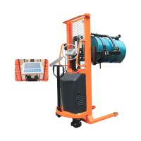 Quality Manual Hand Walkie Straddle Stacker Pallet Jack Truck 1000kg 24V for sale