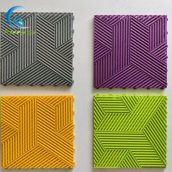 Quality 400 * 400 * 18mm PP Garage Floor Weight Capacity At Least 30 Tons Perfect for Heavy-Duty Applications for sale