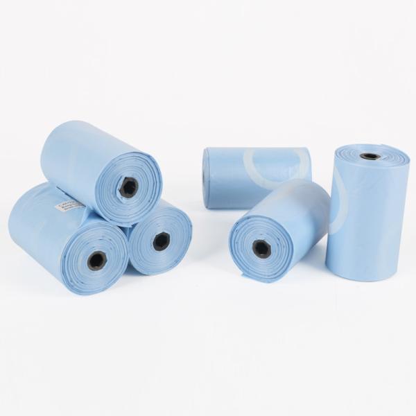 Quality Gravure Printing 9x13" HDPE Biodegradable Pet Waste Bags for sale