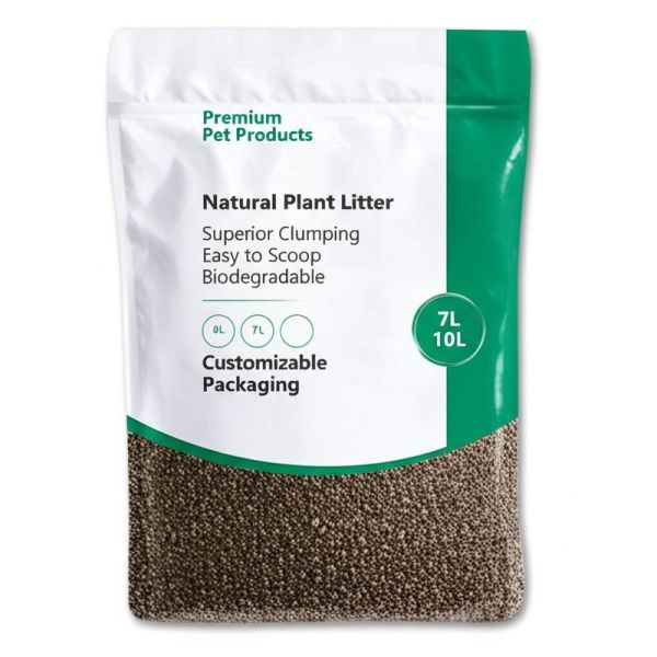 Quality Biodegradable Low Dust Fast Clumping Tofu Cat Litter Sand with Customizable for sale